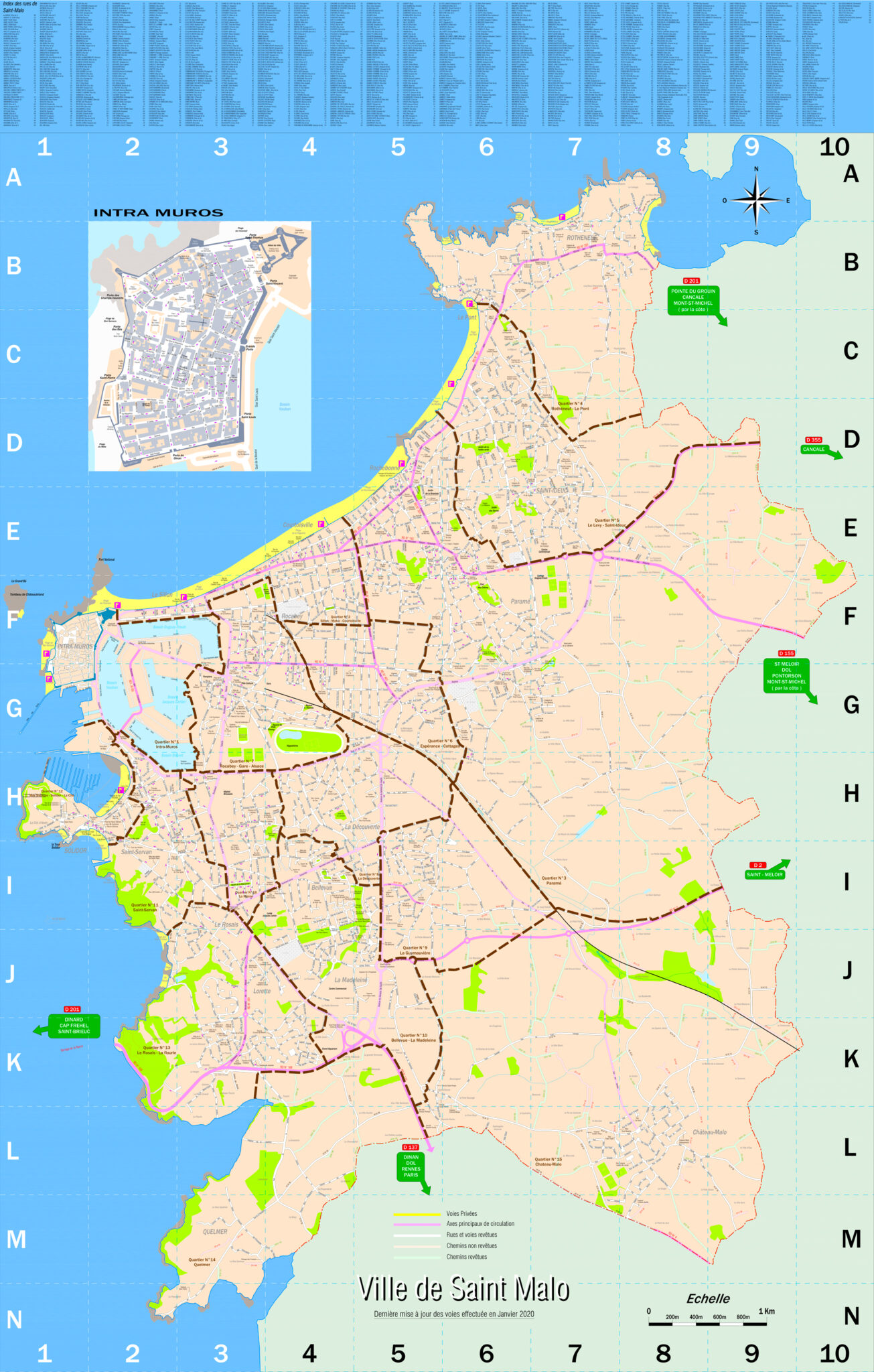 Les quartiers de Saint-Malo - Ville de Saint-Malo